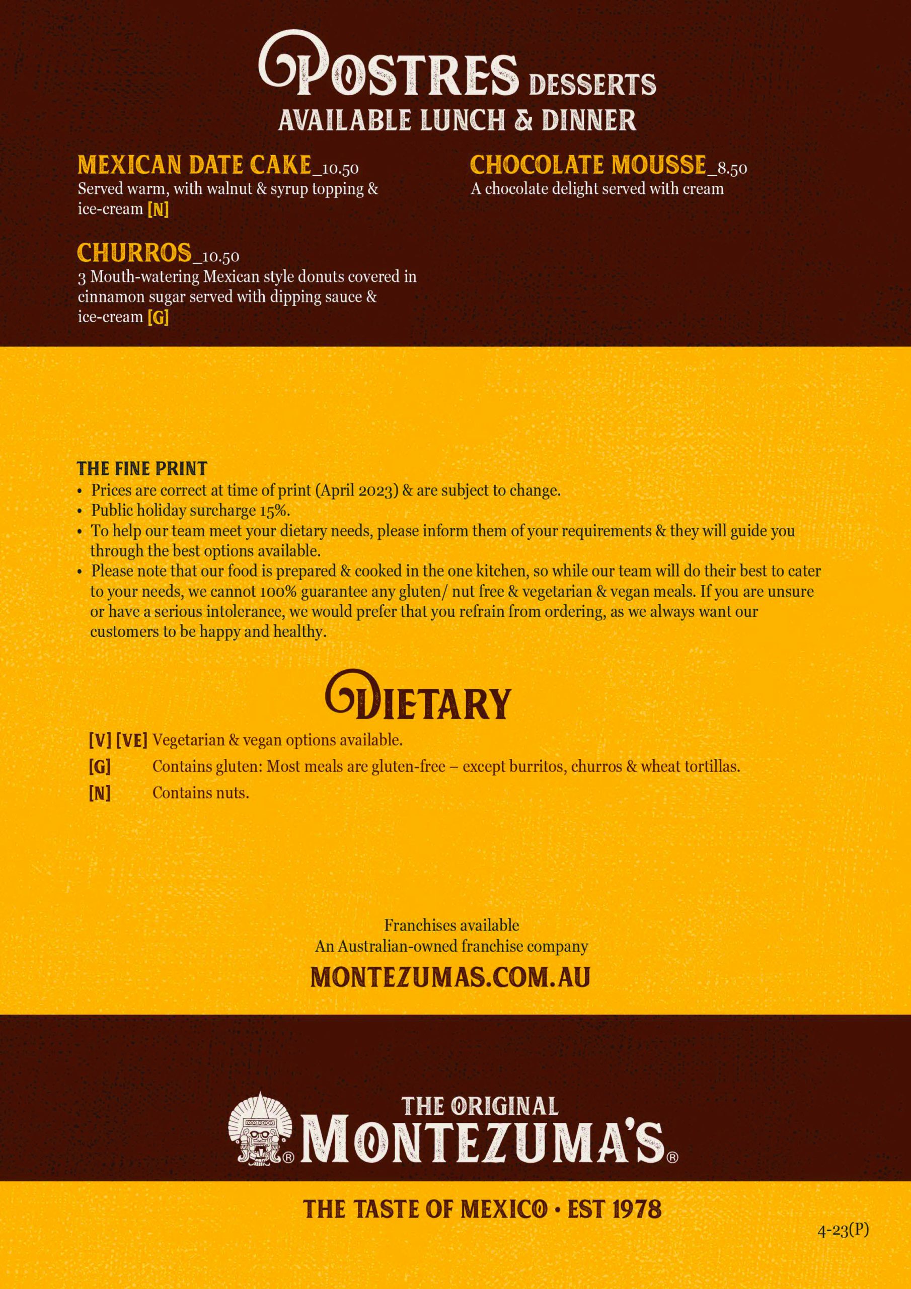 Ipswich - Montezuma's Mexican Restaurant